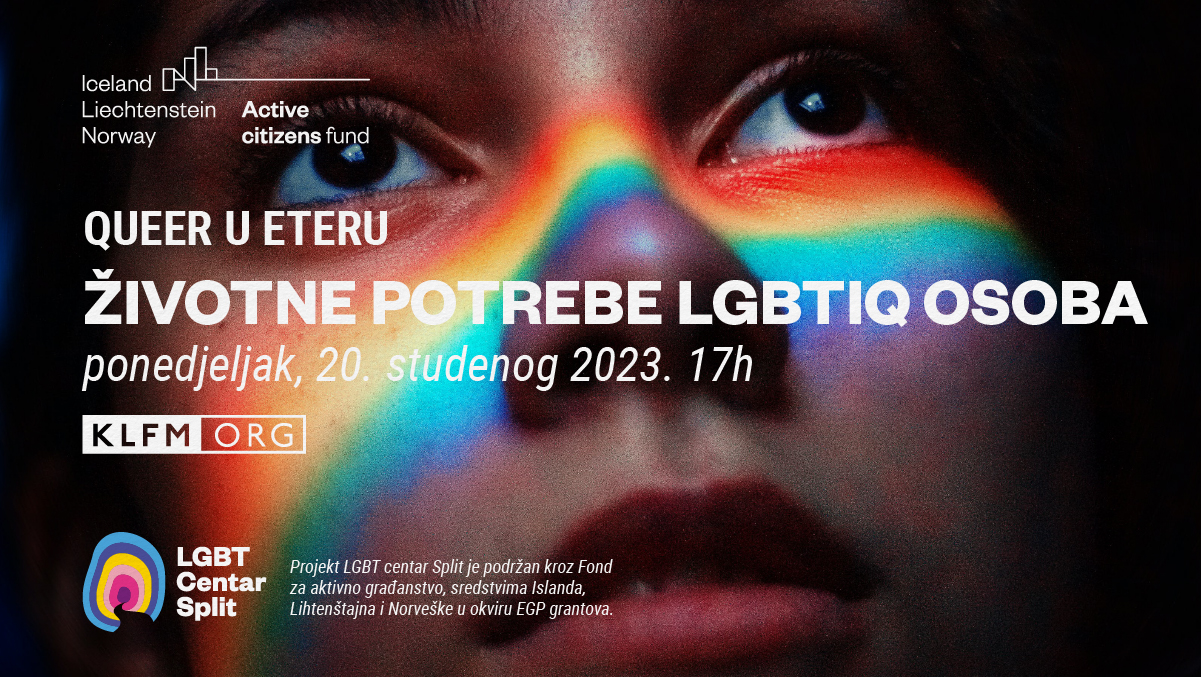QUEER U ETERU / Životne potrebe LGBTIQ osoba - LGBT Centar Split
