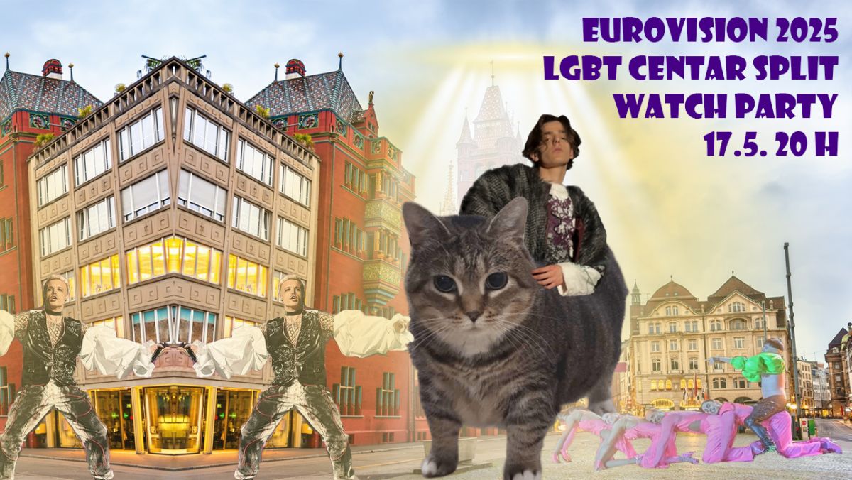 EUROSONG watch party u LGBT centru - LGBT Centar Split